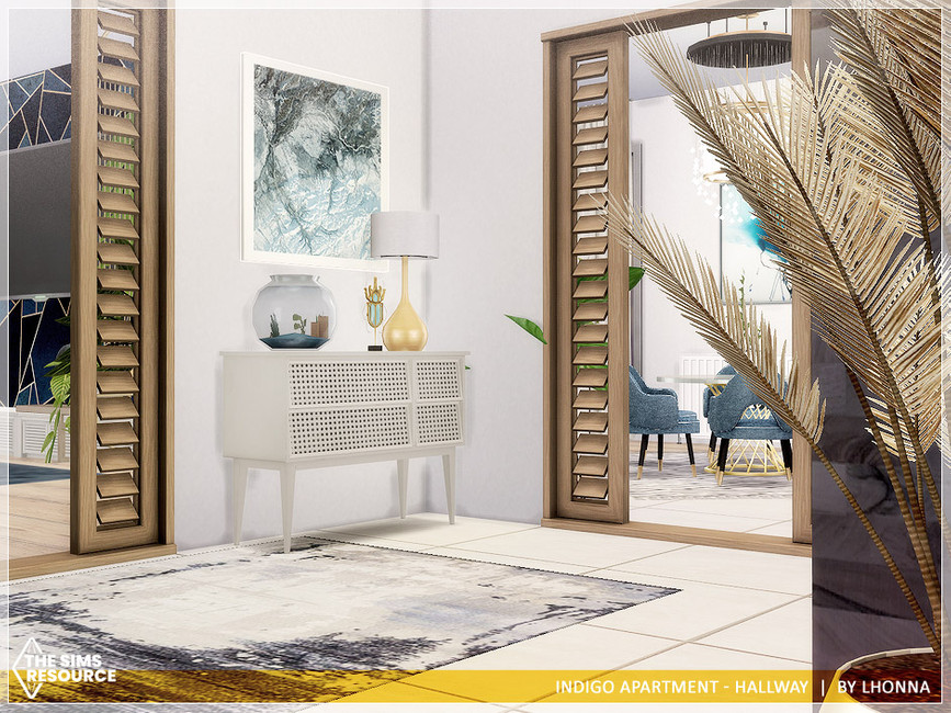 The Sims Resource - Indigo Apartment - Hallway /TSR CC Only/