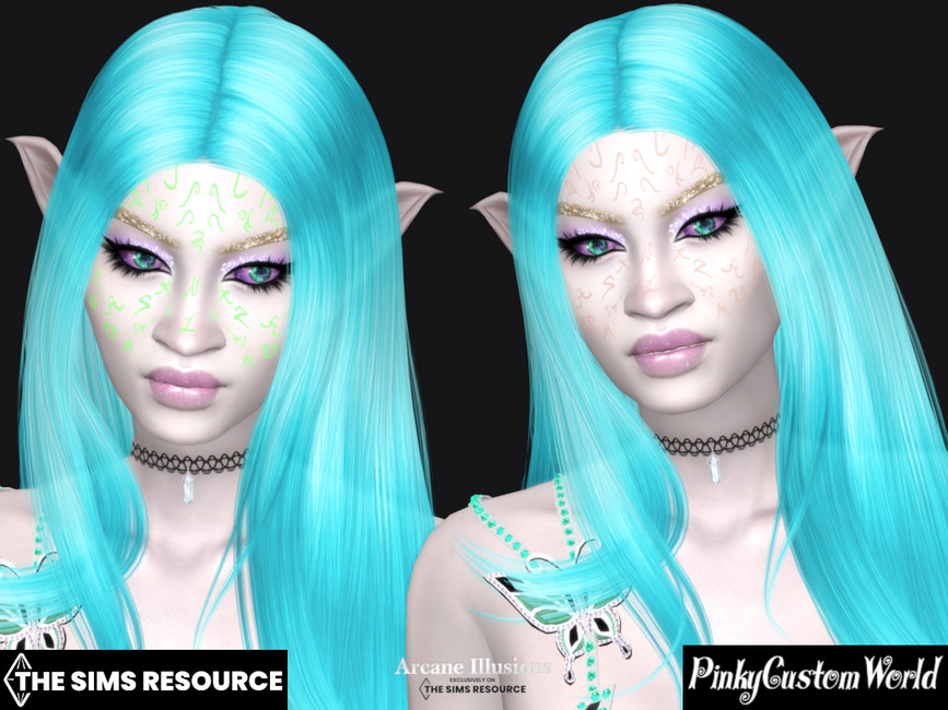 The Sims Resource - Arcane Illusions - Arcane Symbols Pastel