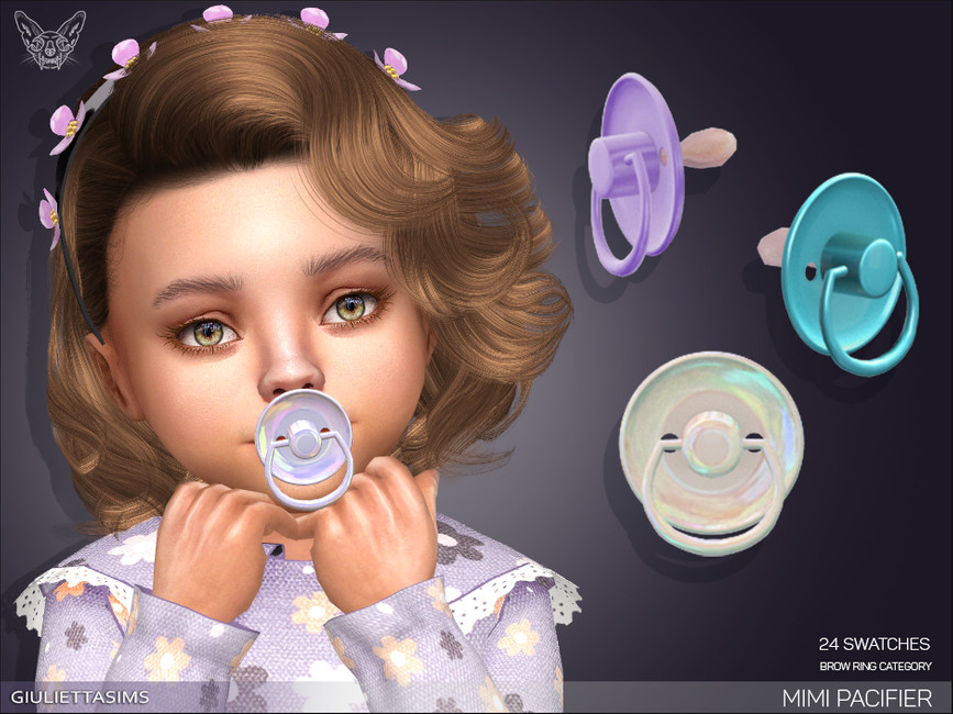 The Sims Resource - Mimi Pacifier (left brow ring category)