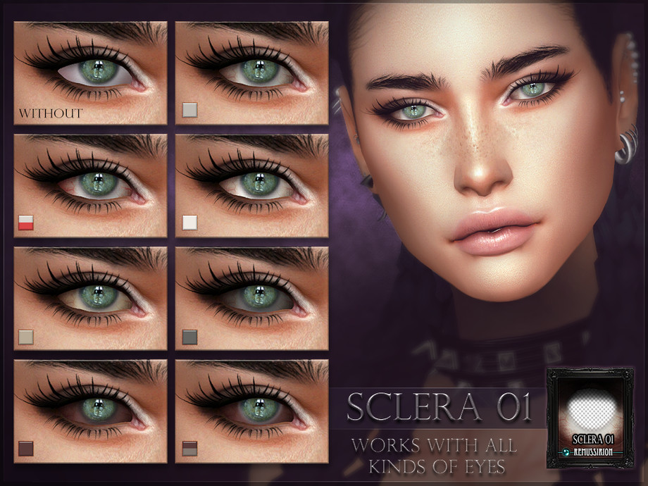 The Sims Resource - Sclera 01 (Occult Eyesocket category)