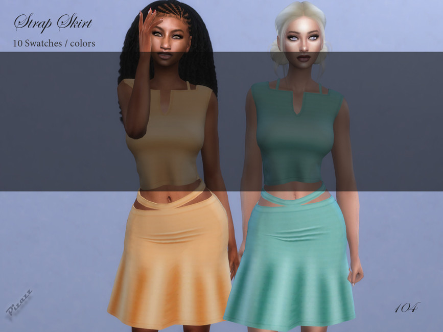 The Sims Resource - Strap Skirt
