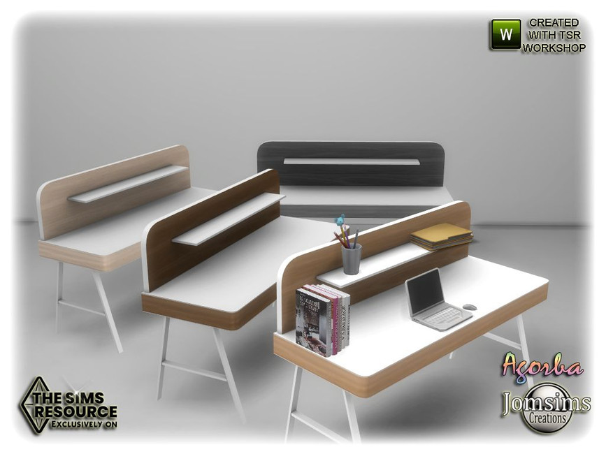 The Sims Resource - Agorba office desk