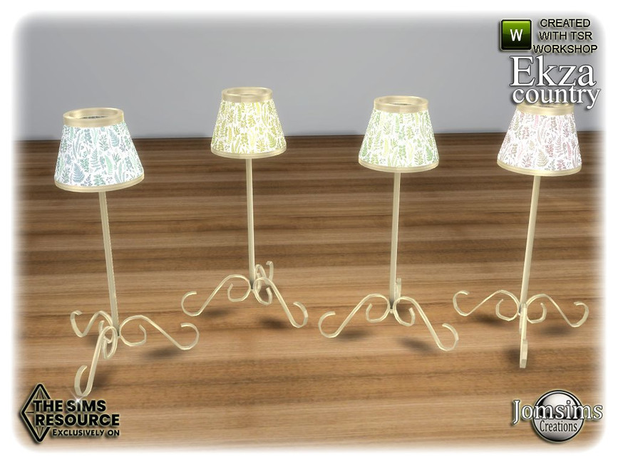 The Sims Resource - Ekza bedroom table lamp
