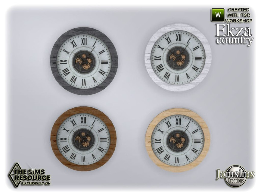 The Sims Resource - Ekza bedroom wall clock