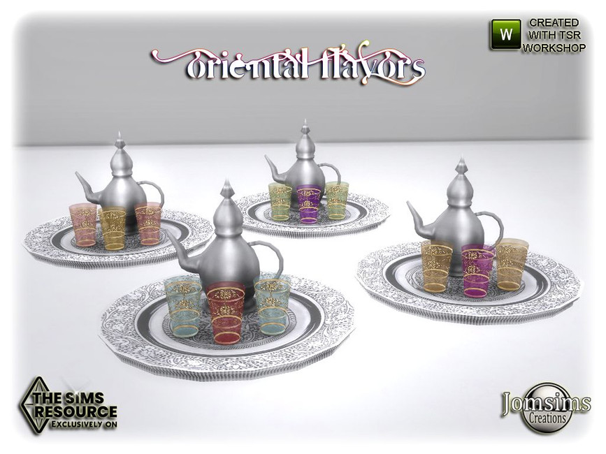 The Sims Resource - Oriental flavors tea set