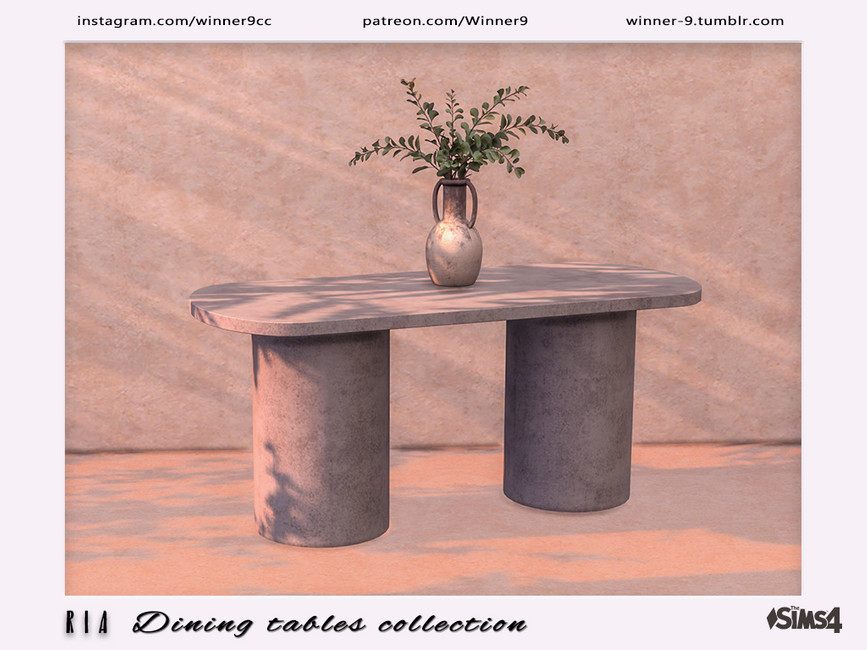 The Sims Resource - Ria Tables collection