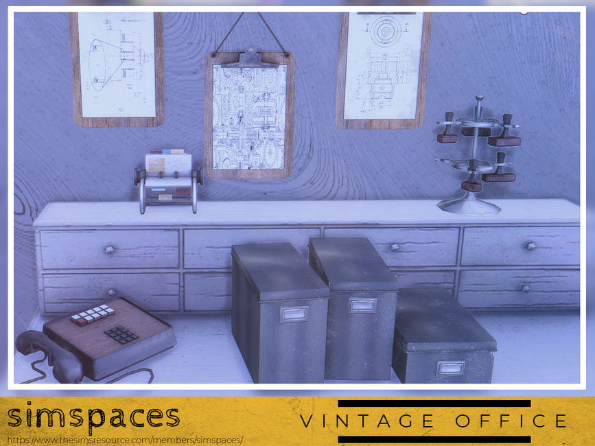 The Sims Resource - Vintage Office
