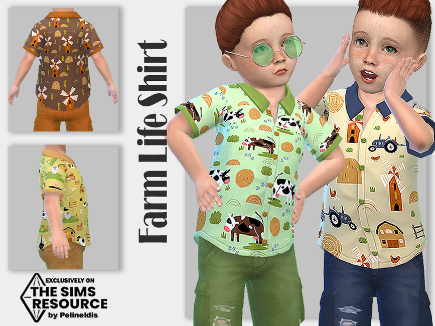 The Sims Resource - Farm Life Shirt