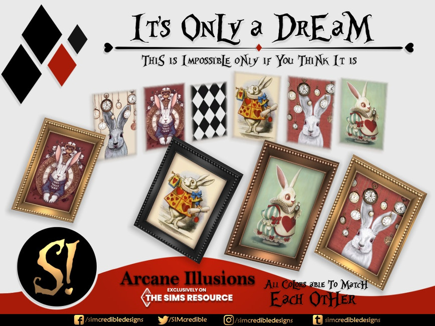 The Sims Resource - Arcane Illusions - It's only a dream - Painting 2