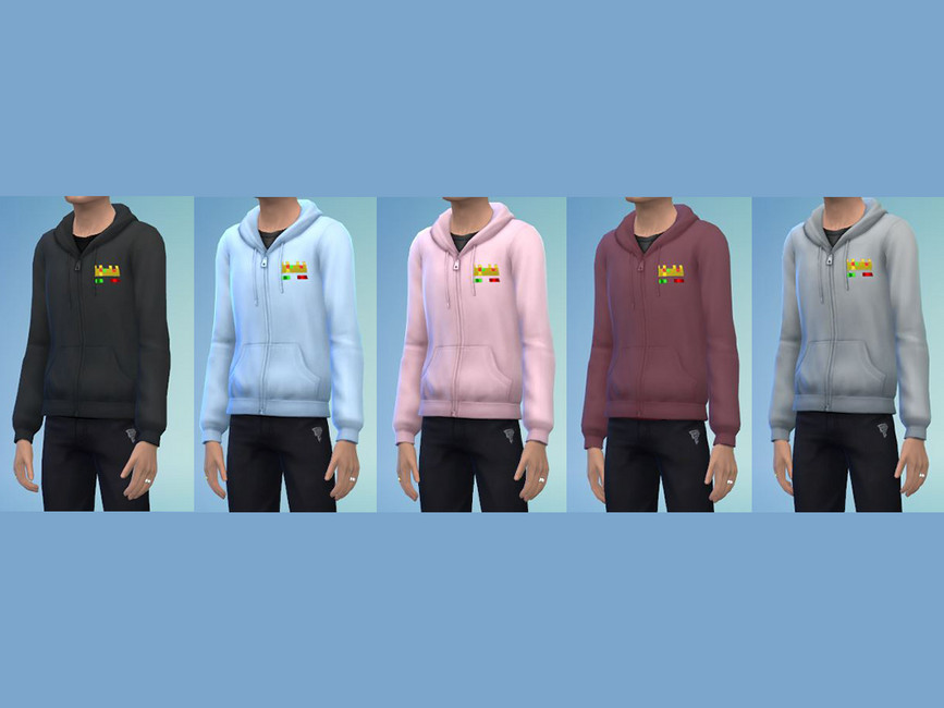 The Sims Resource - ranboo zip up hoodie
