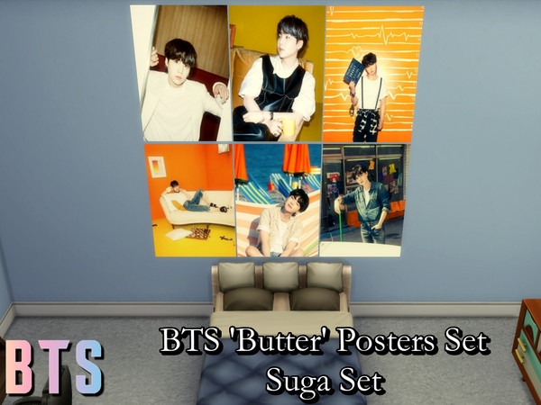 The Sims Resource | BTS 'Butter' Posters Set 3 - REQUIRES MESH