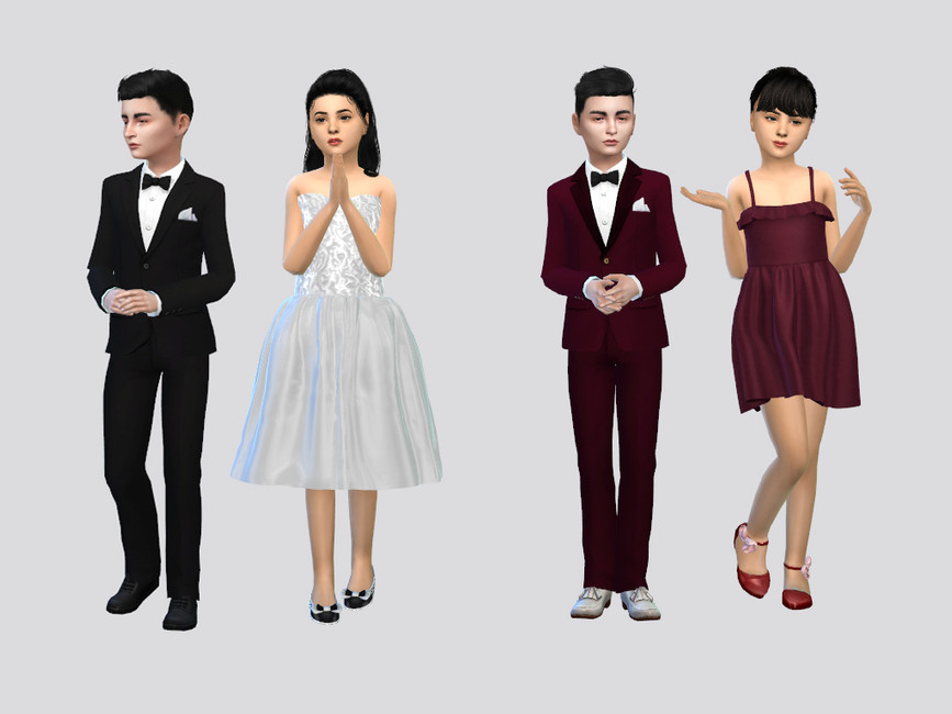 The Sims Resource - Francesco Tuxedo Suit