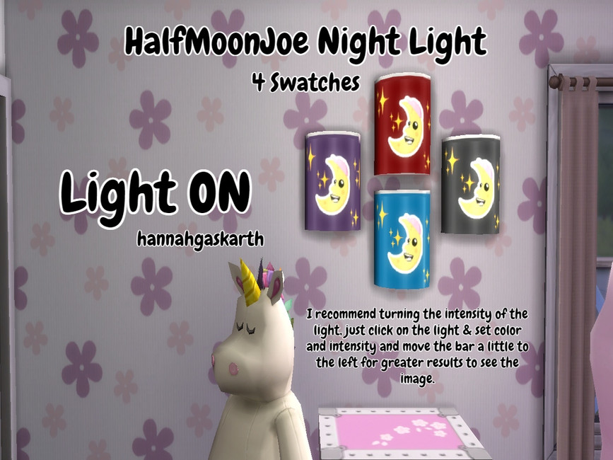 The Sims Resource - HalfMoonJoe Night Light