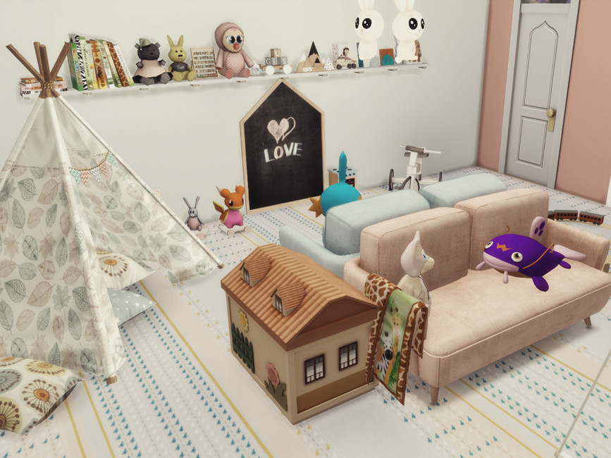 The Sims Resource - Children Playroom- Only TSR CC