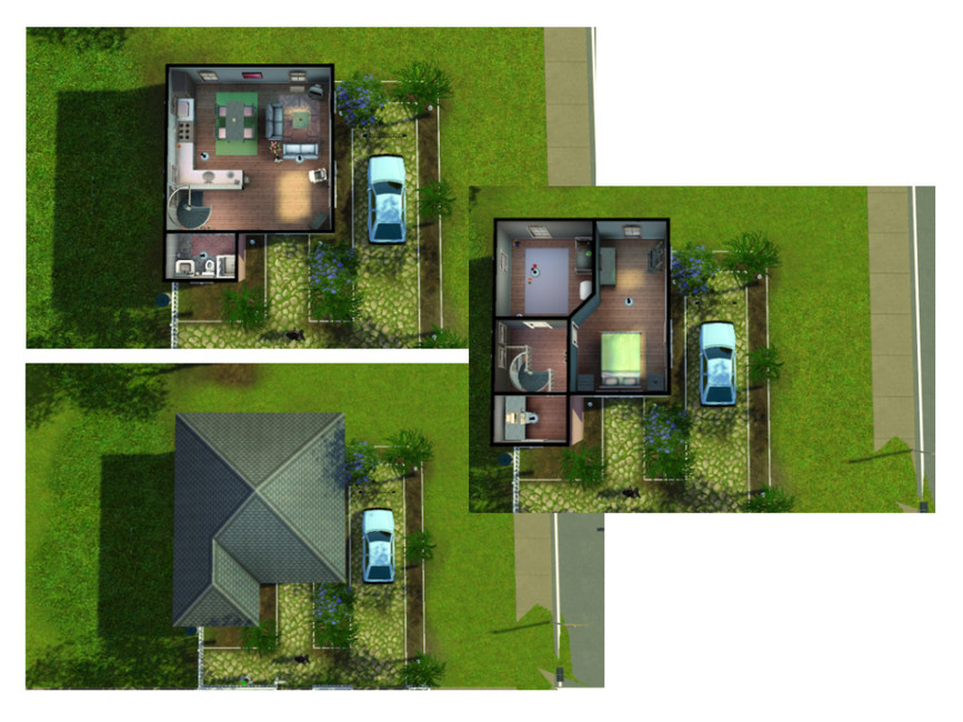 The Sims Resource - Starter house 23k