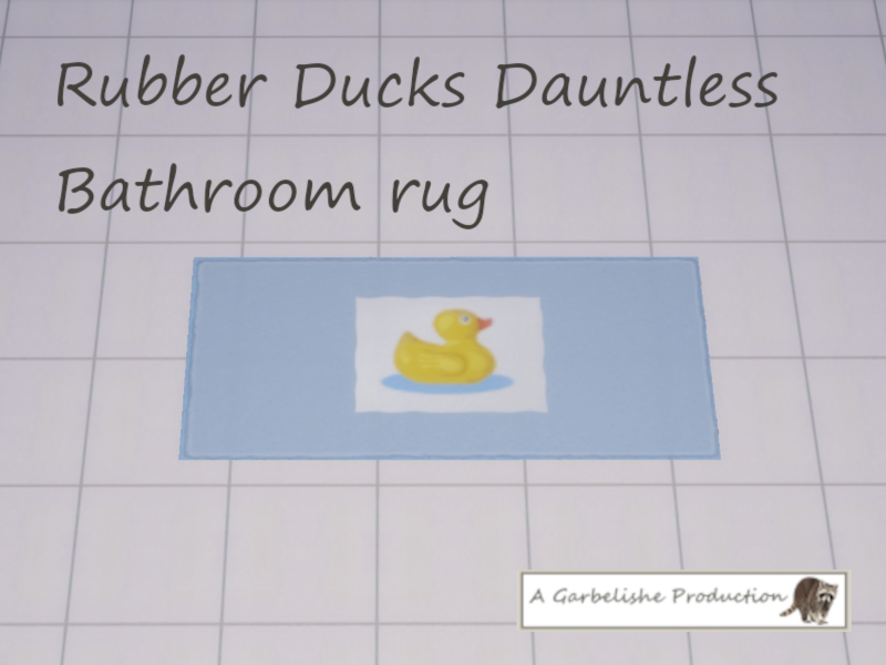 The Sims Resource | Rubber Ducks Dauntless Bathroom Rug