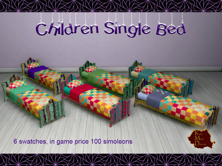 The Sims Resource | Children Single Bed
