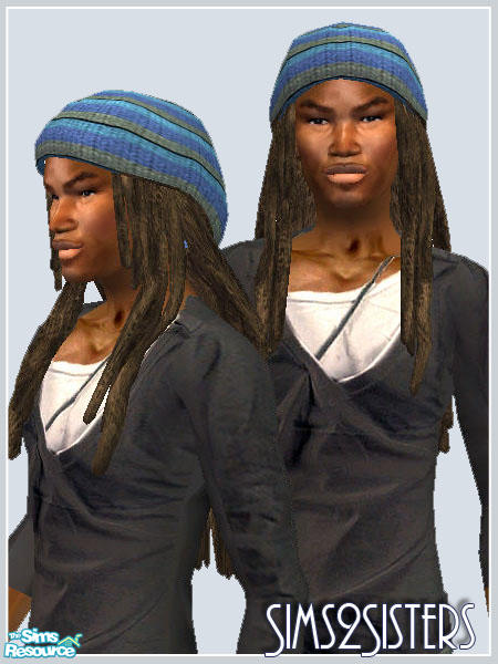 The Sims Resource - S2S Rasta Style hair - #390775 Recolor