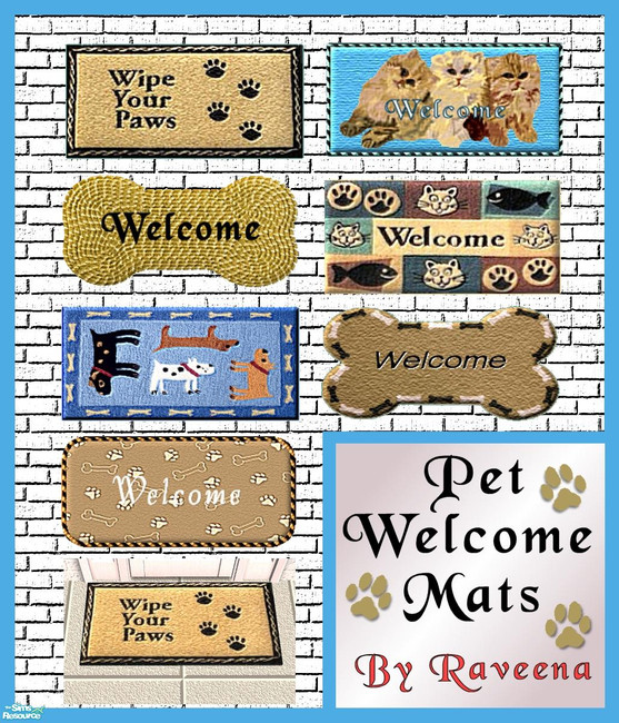 The Sims Resource - Pet Welcome Mats