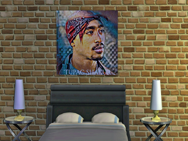 The Sims Resource | 2Pac Canvas