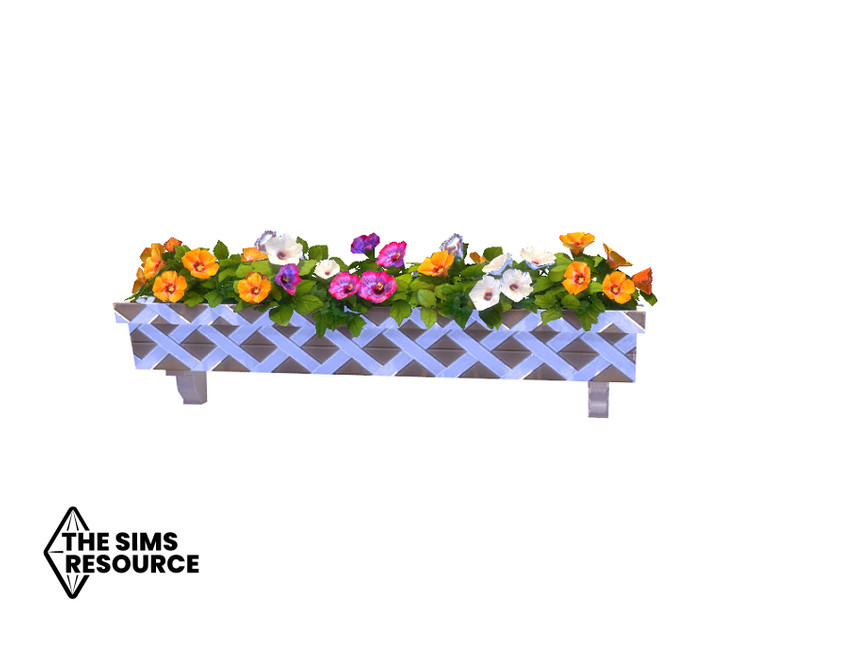 The Sims Resource - How Does Your Garden Grow Flower Box 2