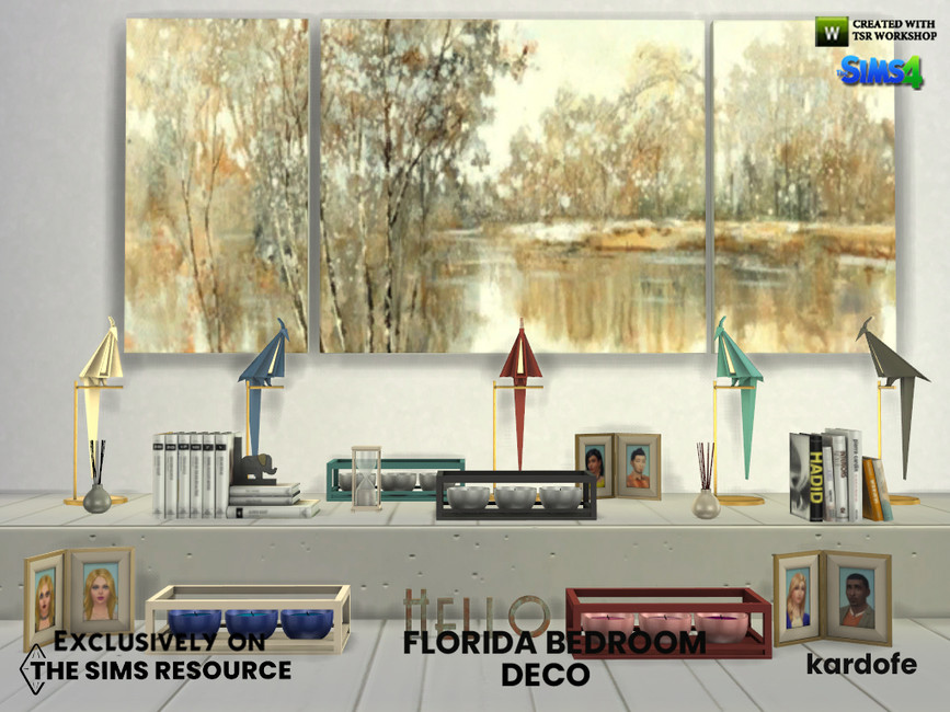 The Sims Resource - Florida Bedroom Deco
