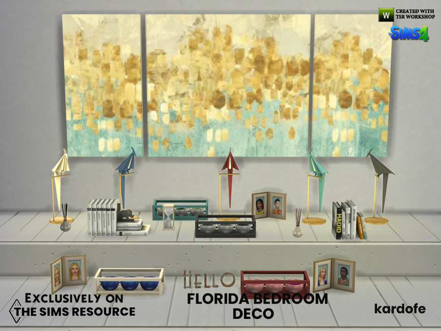 The Sims Resource - Florida Bedroom Deco