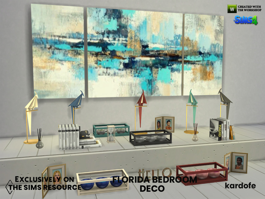 The Sims Resource - Florida Bedroom Deco
