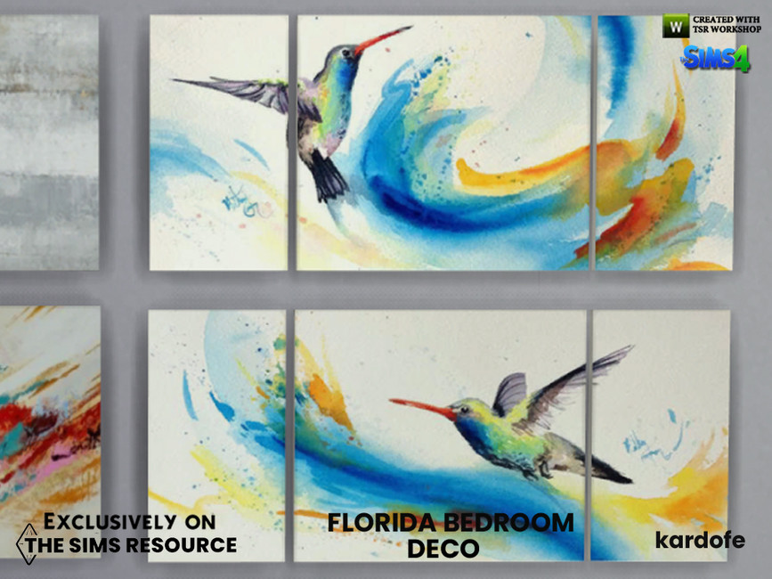 The Sims Resource - Florida Bedroom Deco