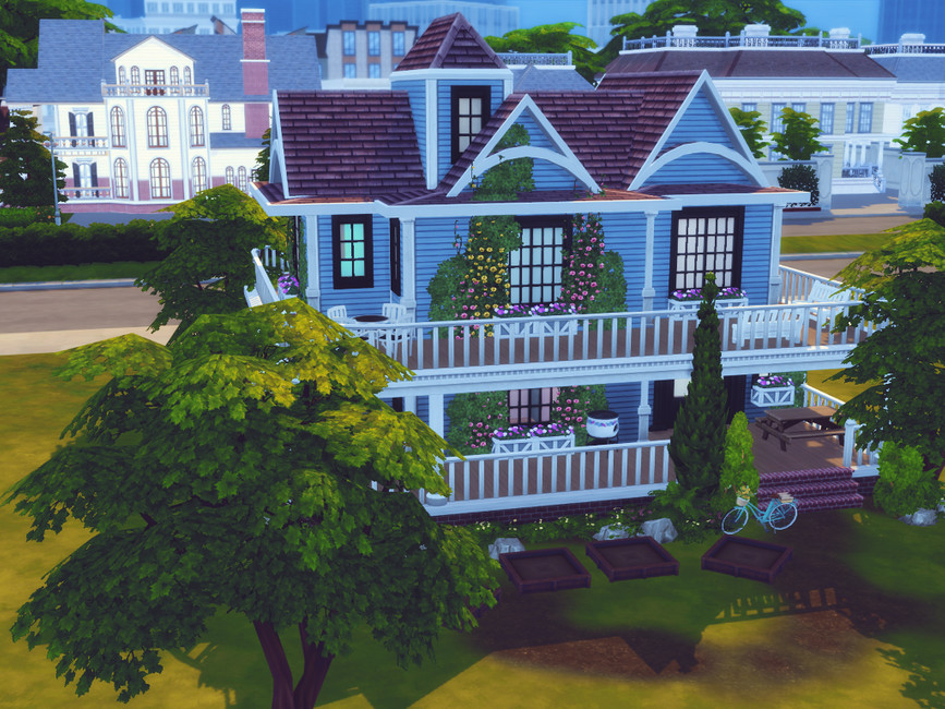 The Sims Resource - Victorian Blue Shell- No CC