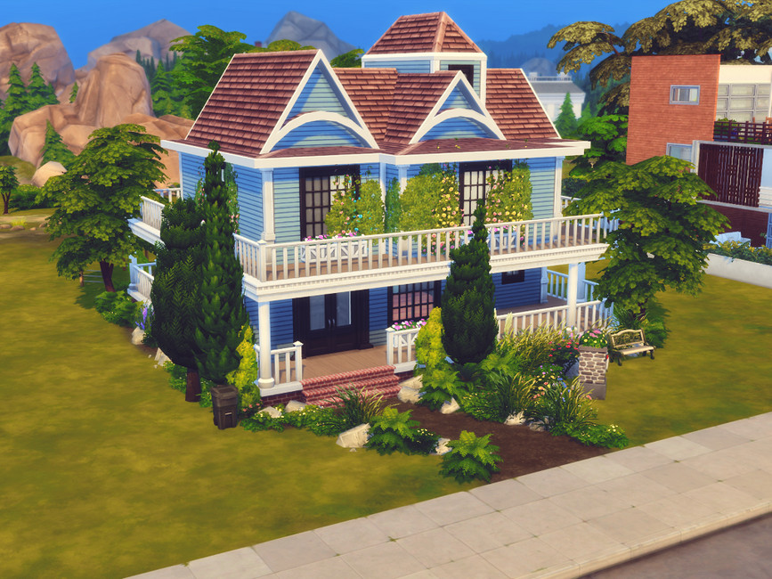 The Sims Resource - Victorian Blue Shell- No CC