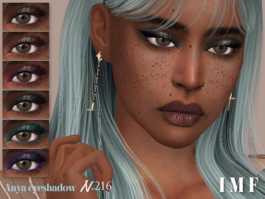 The Sims Resource - IMF Anya Eyeshadow N.216