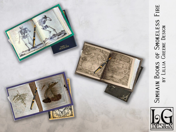 The Sims Resource | Simhain Books of Smokeless Fire