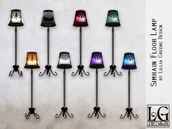 The Sims Resource | Simhain Floor Lamp