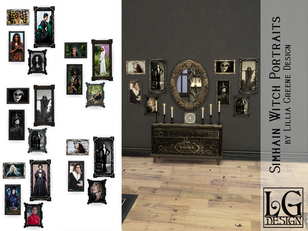 The Sims Resource | Simhain Portraits of the Witches