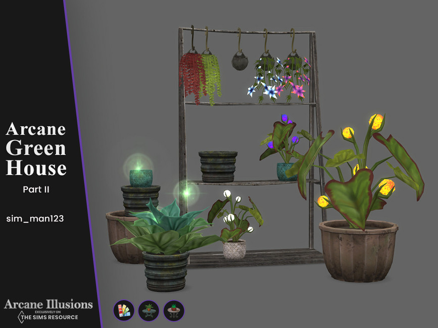 The Sims Resource - Arcane Illusions Greenhouse - Part 2