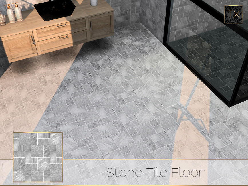The Sims Resource - Stone Tile Floor