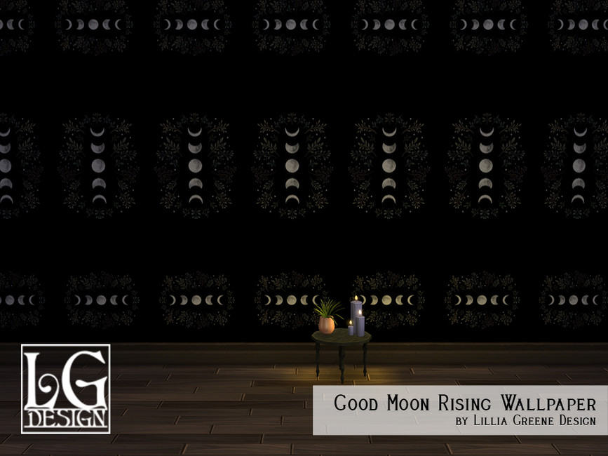 The Sims Resource - Good Moon Rising Wallpaper