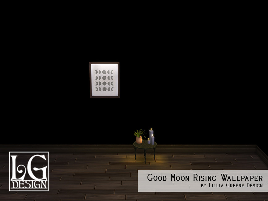 The Sims Resource - Good Moon Rising Wallpaper