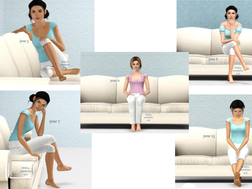 The Sims Resource - Casual Sitting Poses