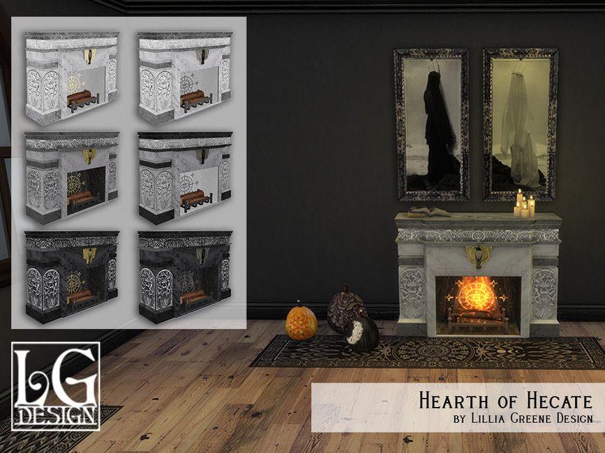 The Sims Resource - Simhain Hearth of Hecate