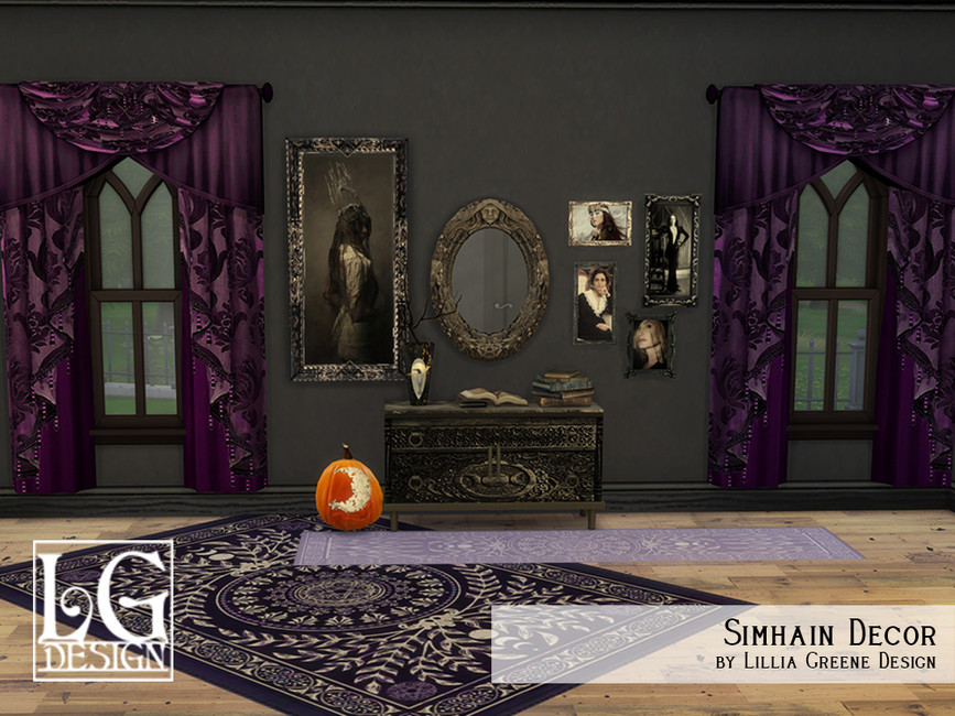 The Sims Resource - Simhain Living Room Decor