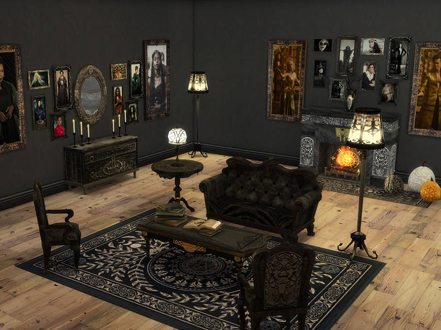 The Sims Resource - Simhain Living Room Decor