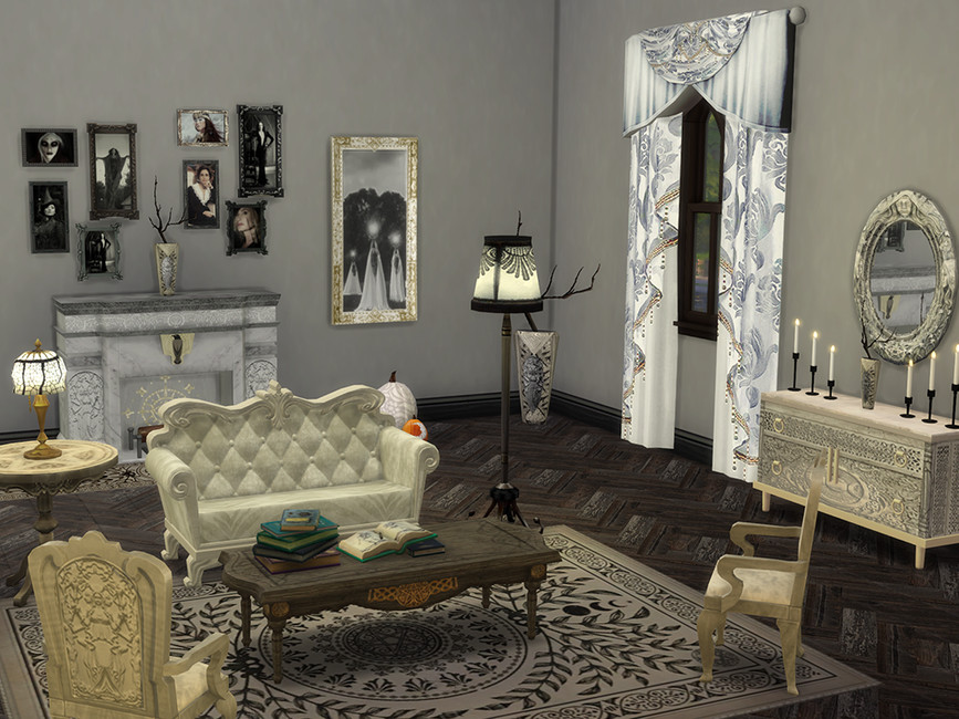 The Sims Resource - Simhain Living Room Decor