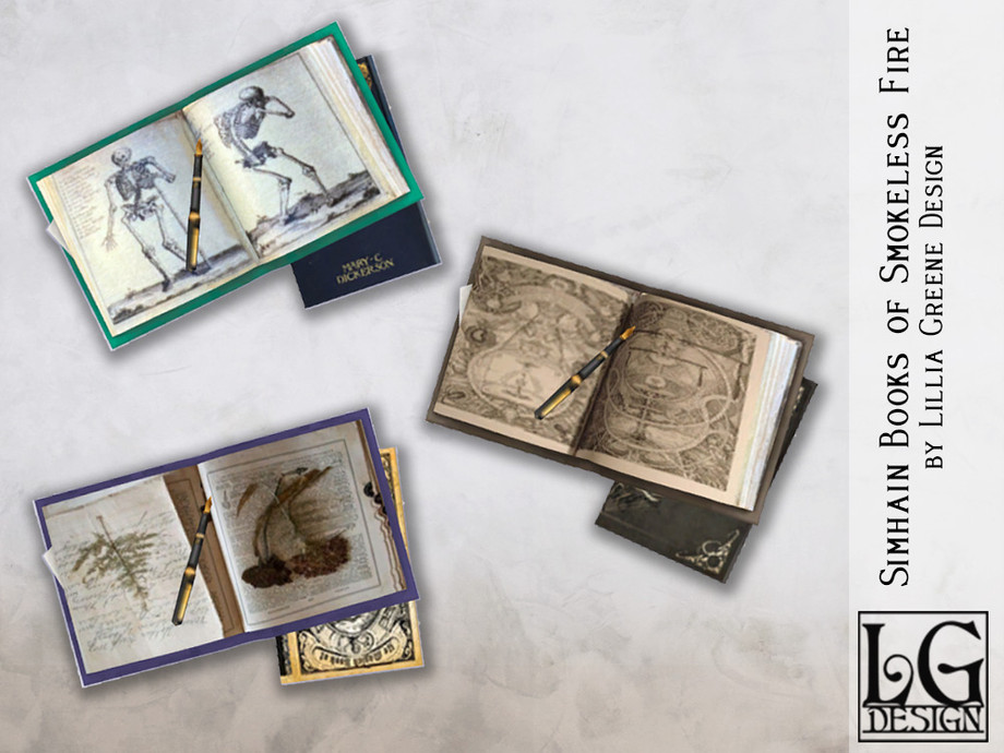 The Sims Resource | Simhain Books of Smokeless Fire