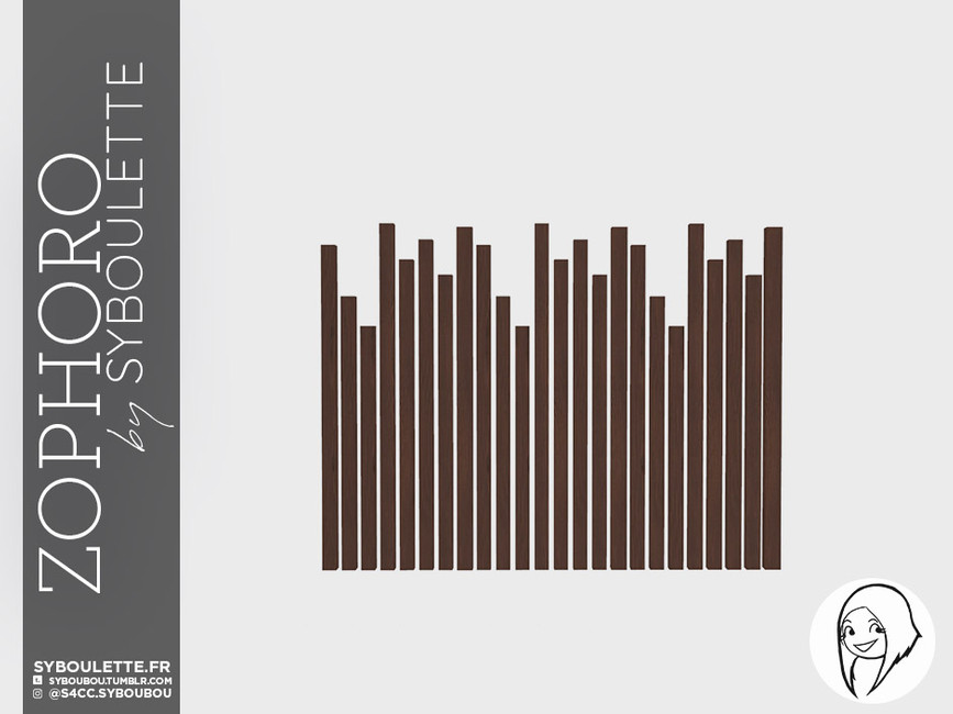 The Sims Resource - Zophoro - Uneven fence