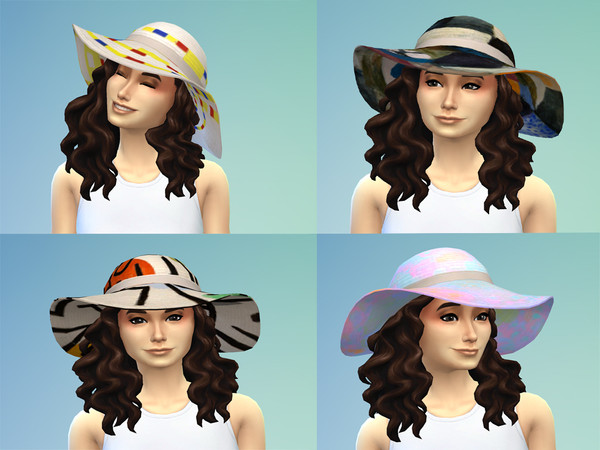 The Sims Resource | Artsy Lady Sun Hat