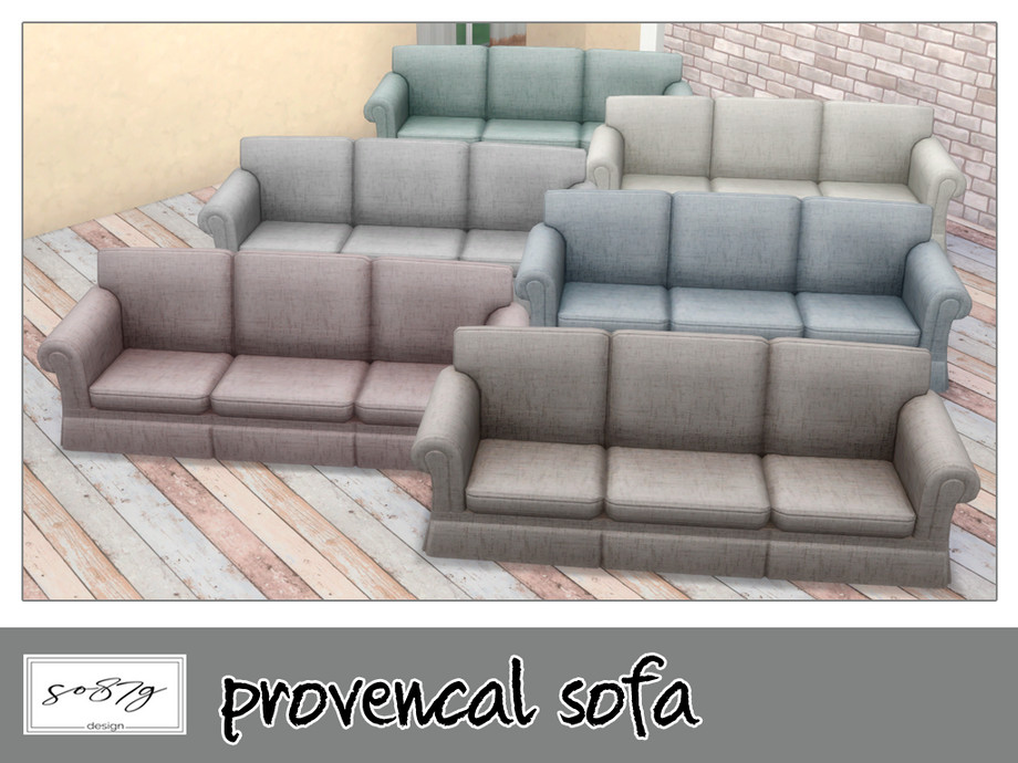 The Sims Resource | Provencal sofa