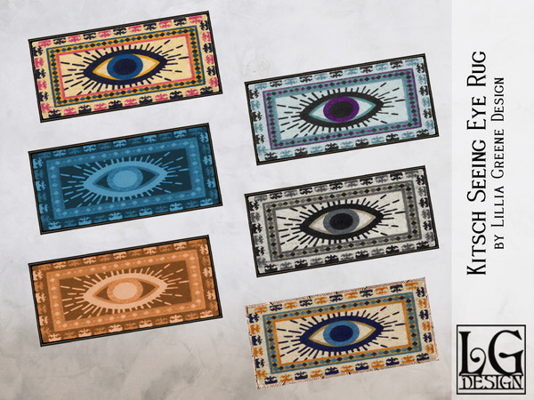 The Sims Resource | Kitsch Seeing Eye Rug