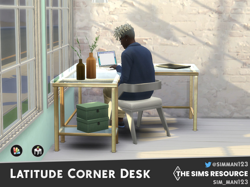 The Sims Resource - Latitude Corner Desk